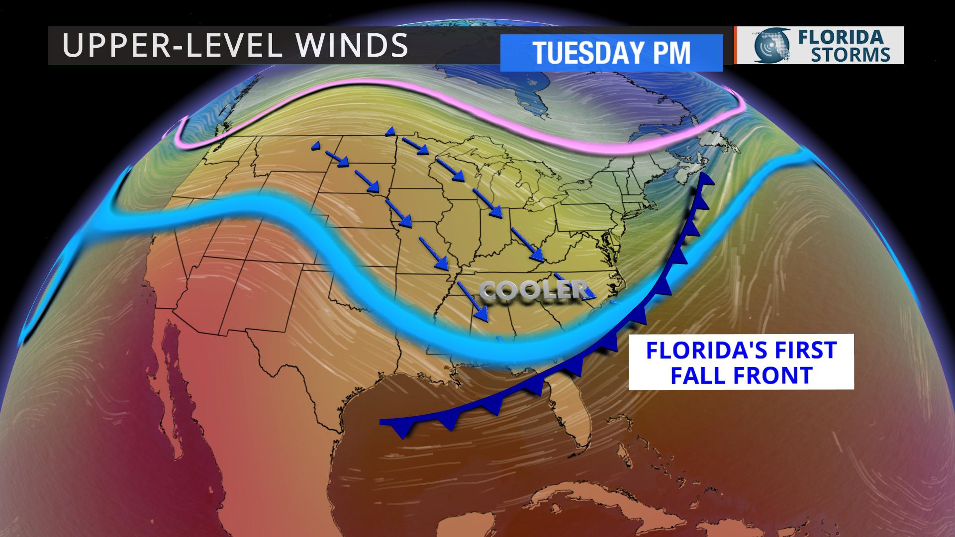 First Fall Front Finally Arrives in North Florida | Florida Storms