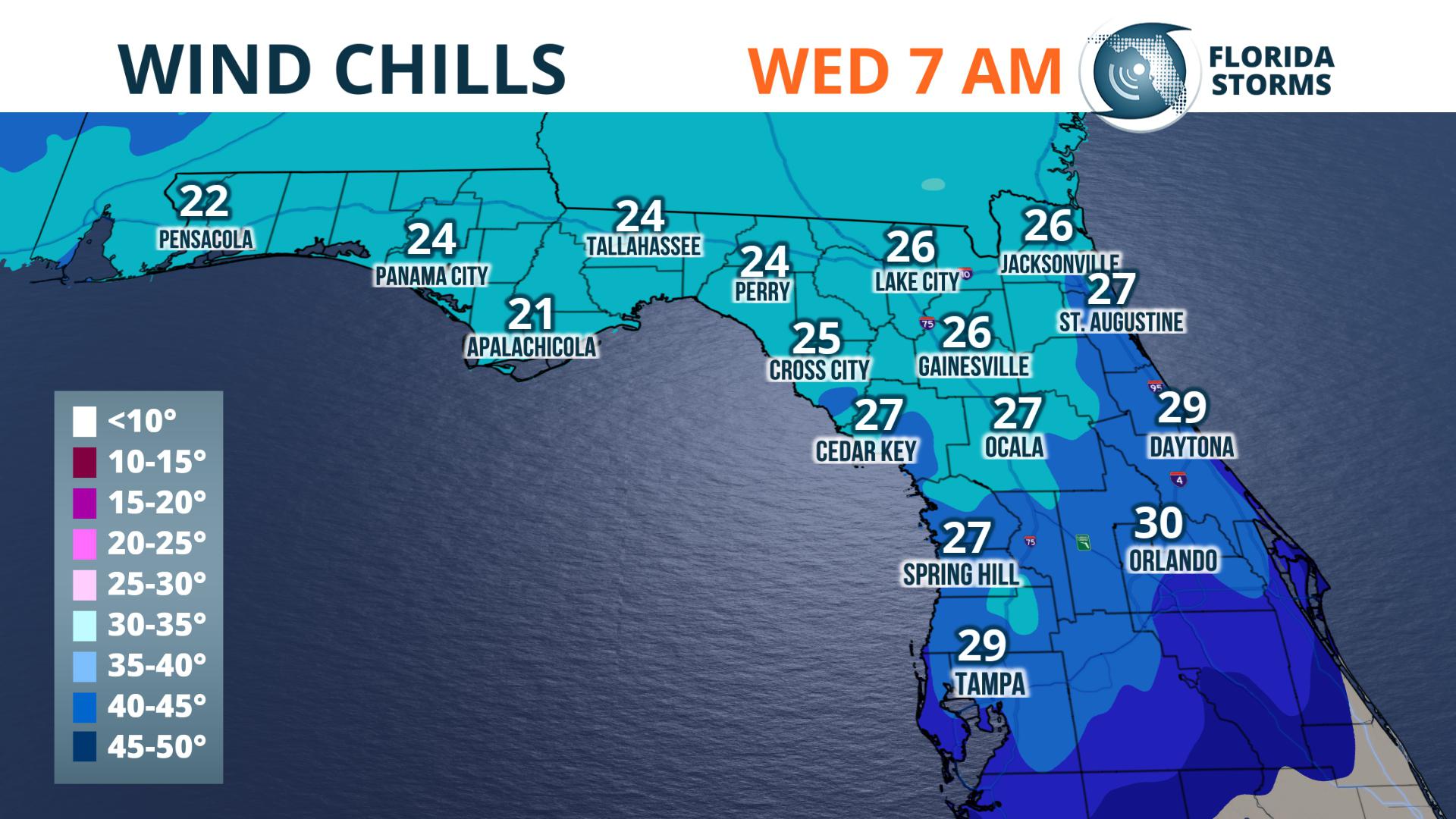 Winter's Worst Punch Only a Glancing Blow to Florida | Florida Storms
