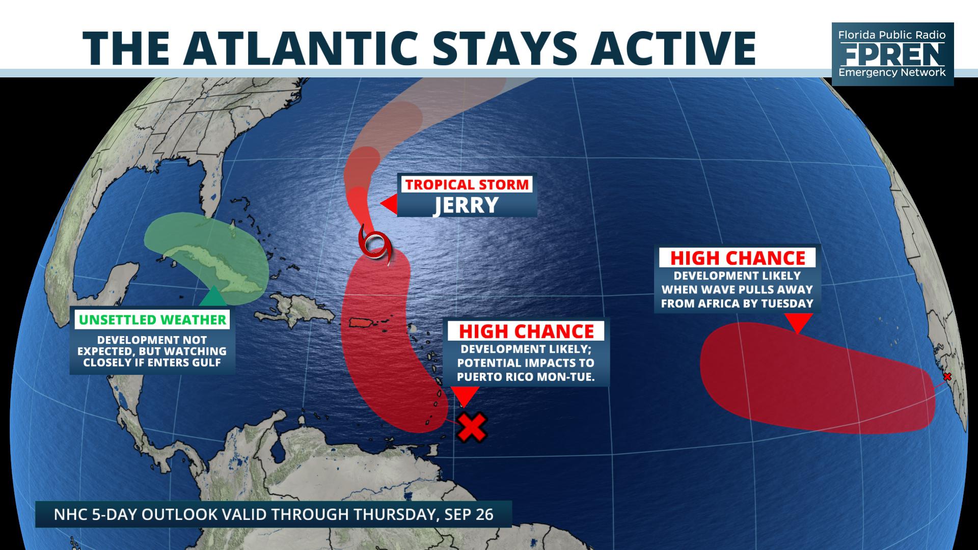 The Atlantic Stays Active Despite No Florida Threats | Florida Storms