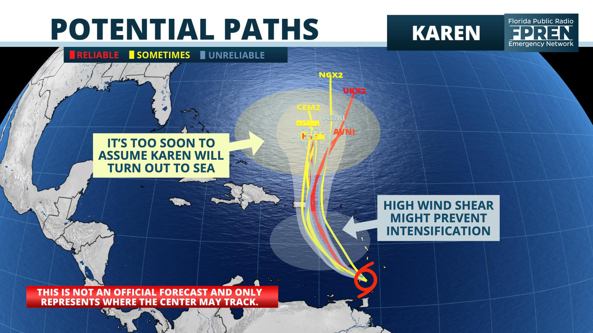 Tropical Storm Karen Forms in Southern Windward Islands | Florida Storms