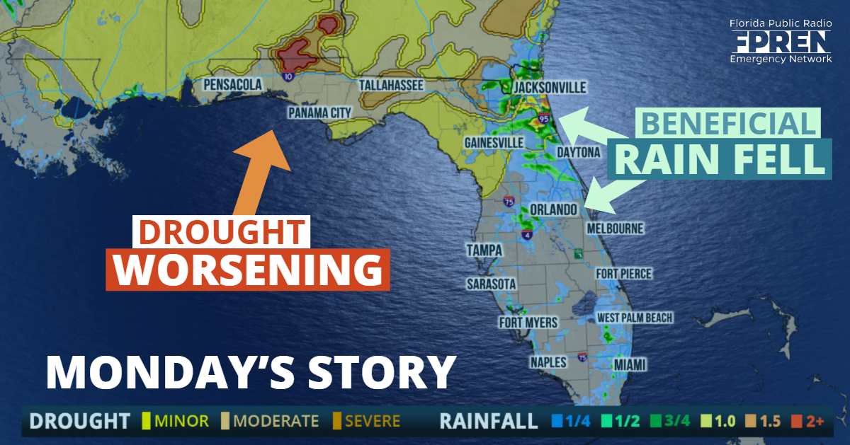 Rain Returns to Florida, but Misses Those That Need it the Most ...