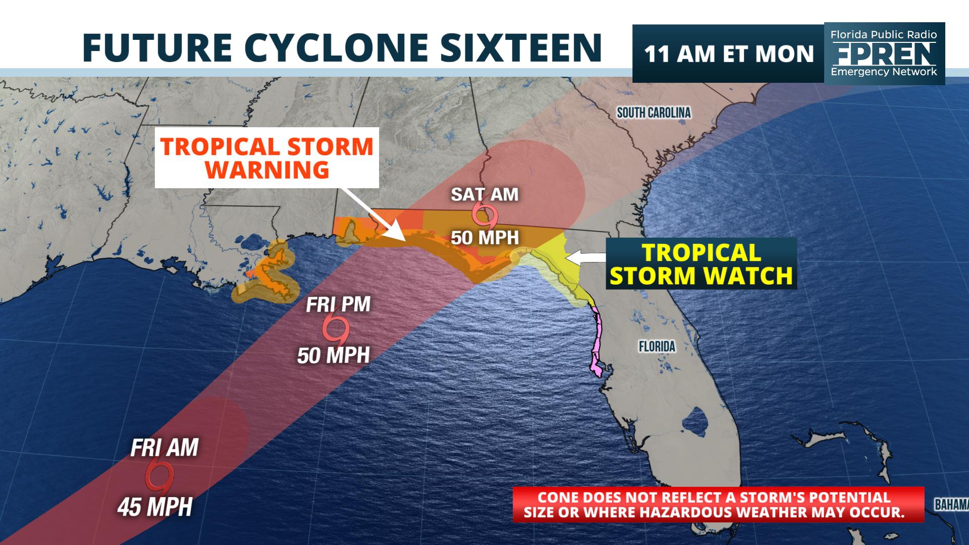 Potential Tropical Cyclone Sixteen Advisory 1 | Florida Storms