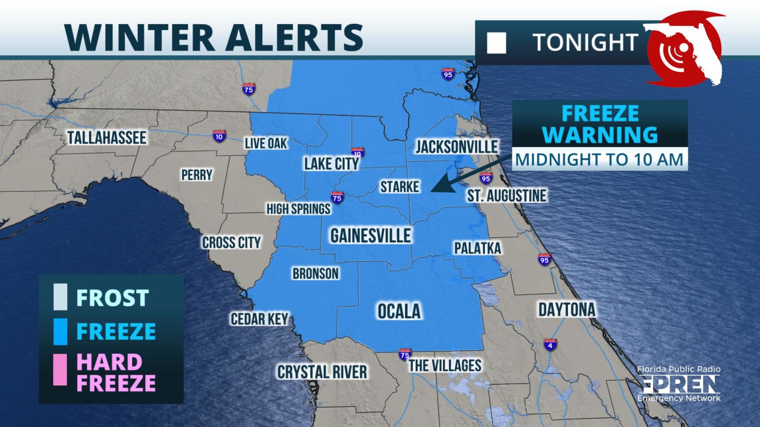 Coldest Air in Two Years Headed for Florida Peninsula | Florida Storms