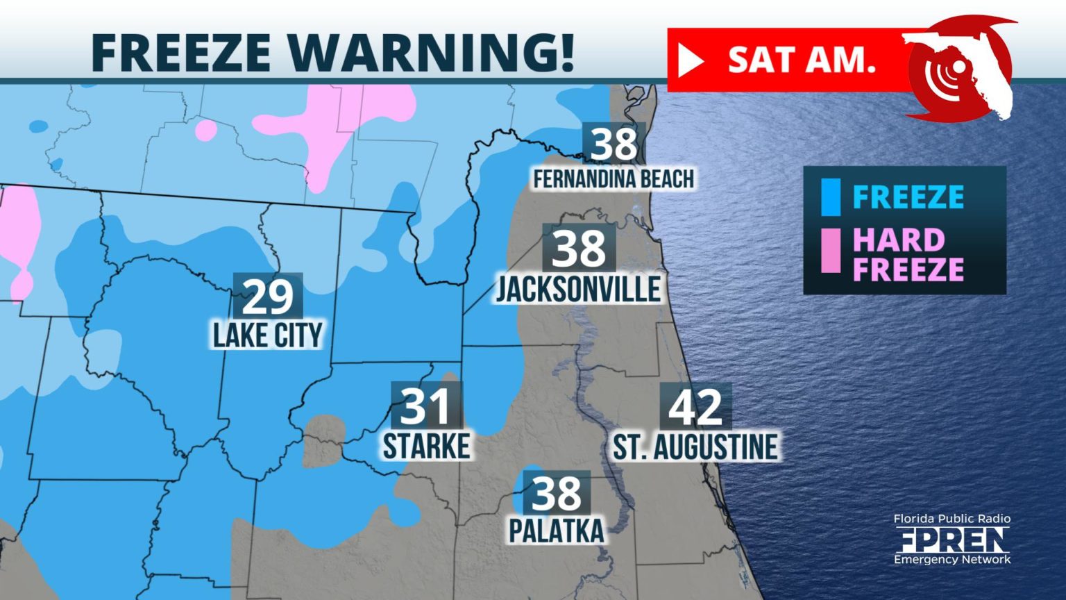 freeze warning | Florida Storms