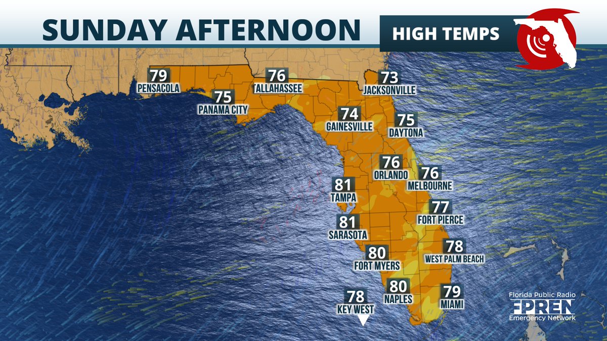 Showers will be keeping most of us cool across the Sunshine State today ...