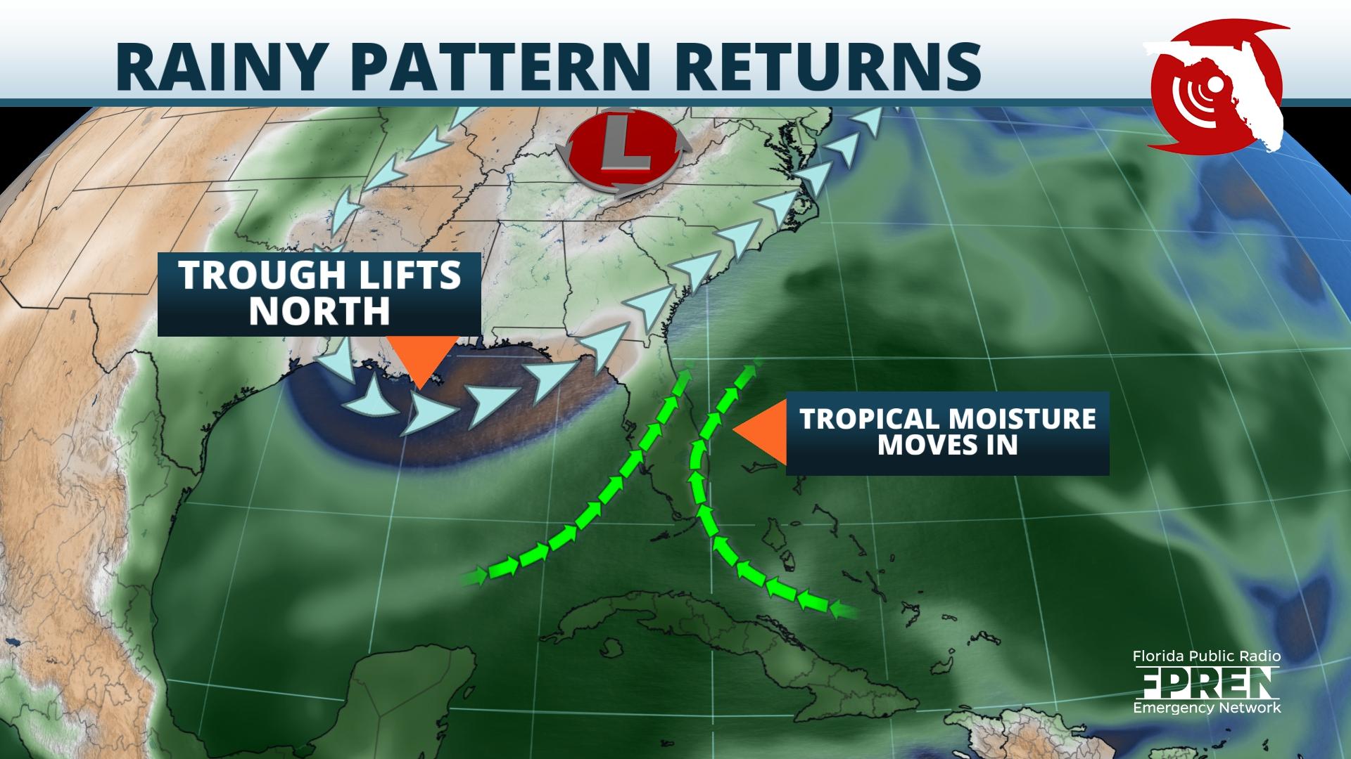 Typical Rainy Season Pattern has Returned to Florida | Florida Storms