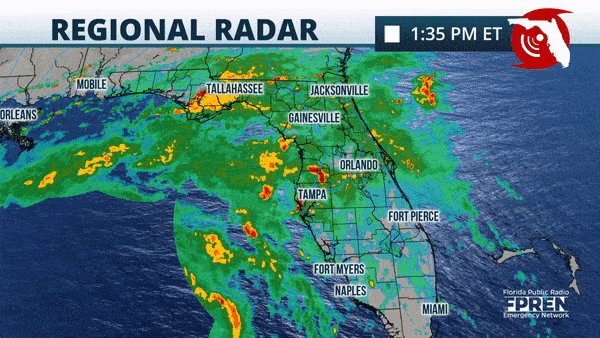 Moisture and energy continue to be pumped into #Florida around # ...