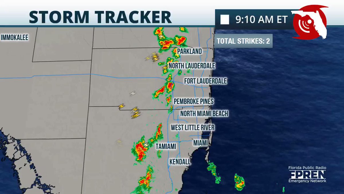 Showers and t-storms starting early today in #SoFl. These storms will ...