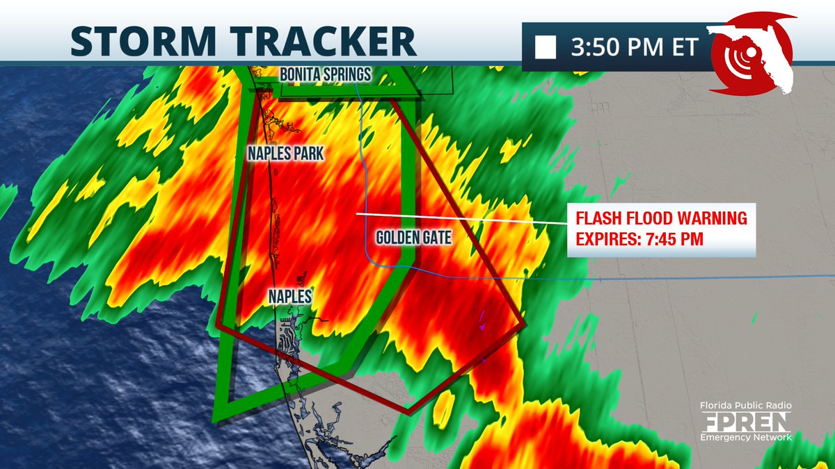 A #FlashFloodWarning has been issued for coastal #CollierCounty until ...