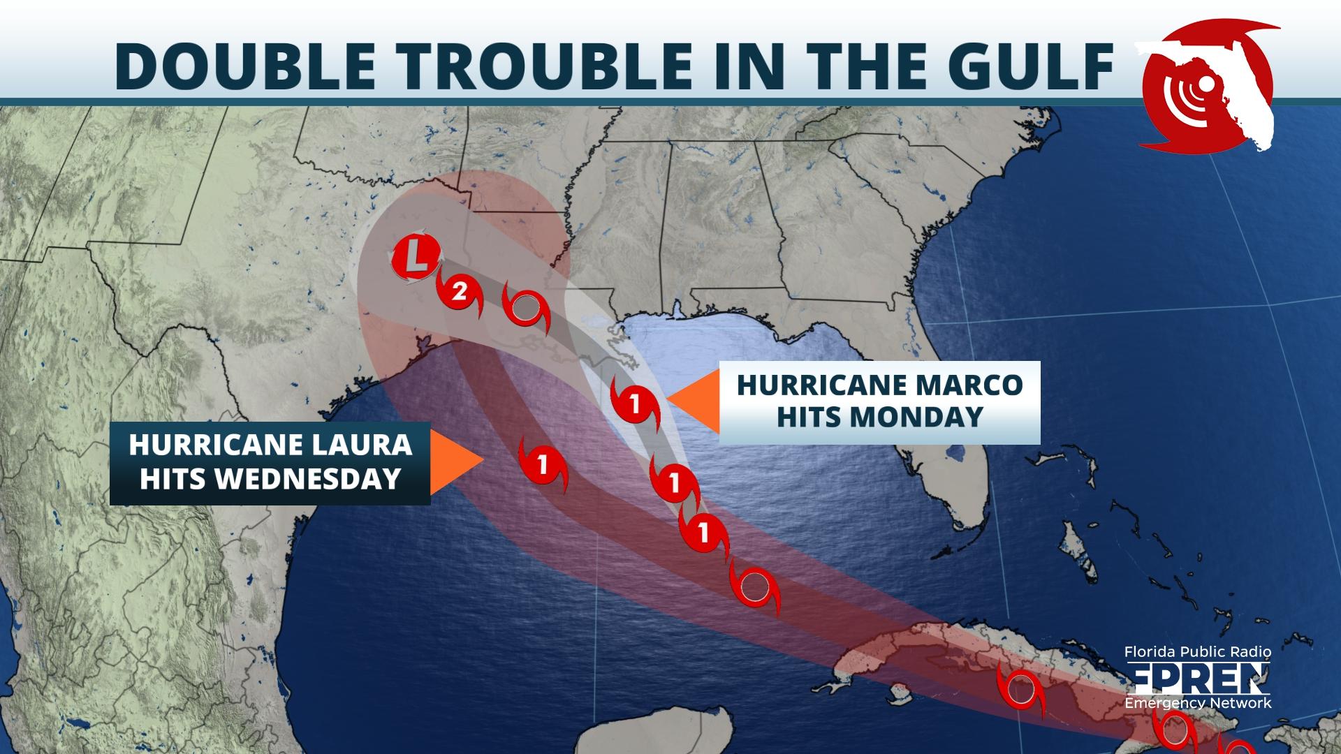 Marco is Now a Hurricane; Tropical Storm Laura Drenching the Dominican ...