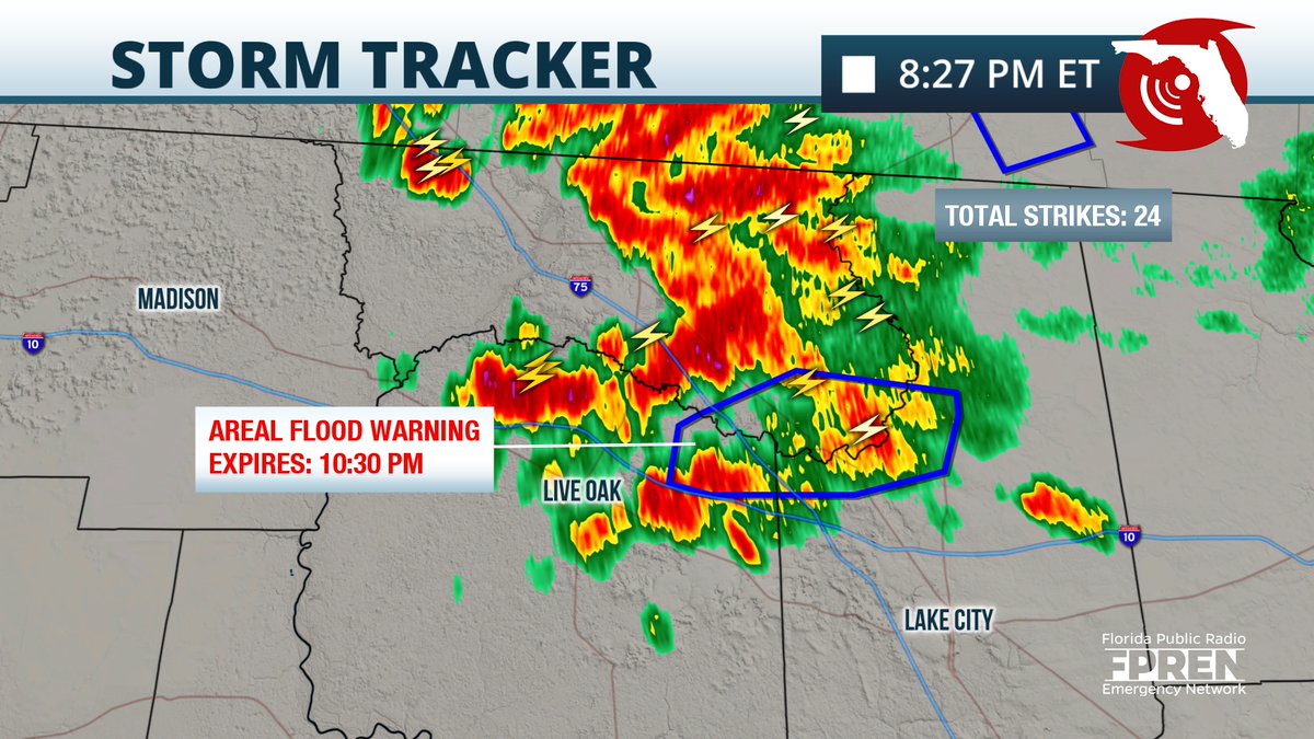 An Areal Flood Warning has been issued for #Columbia, #Hamilton and # ...