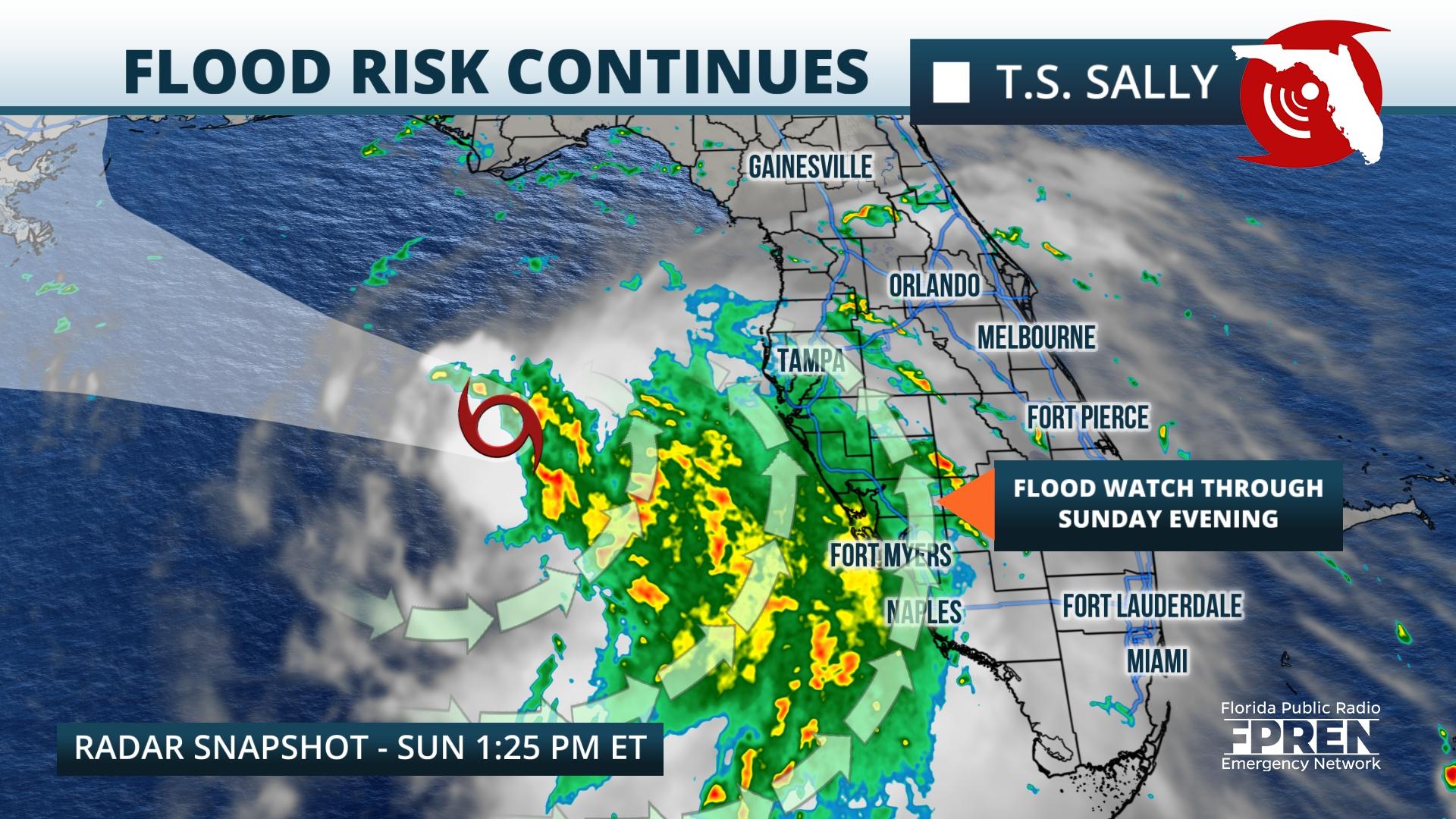 Flood Risk Continues in Southwest Florida, Even as Sally Pulls Away ...