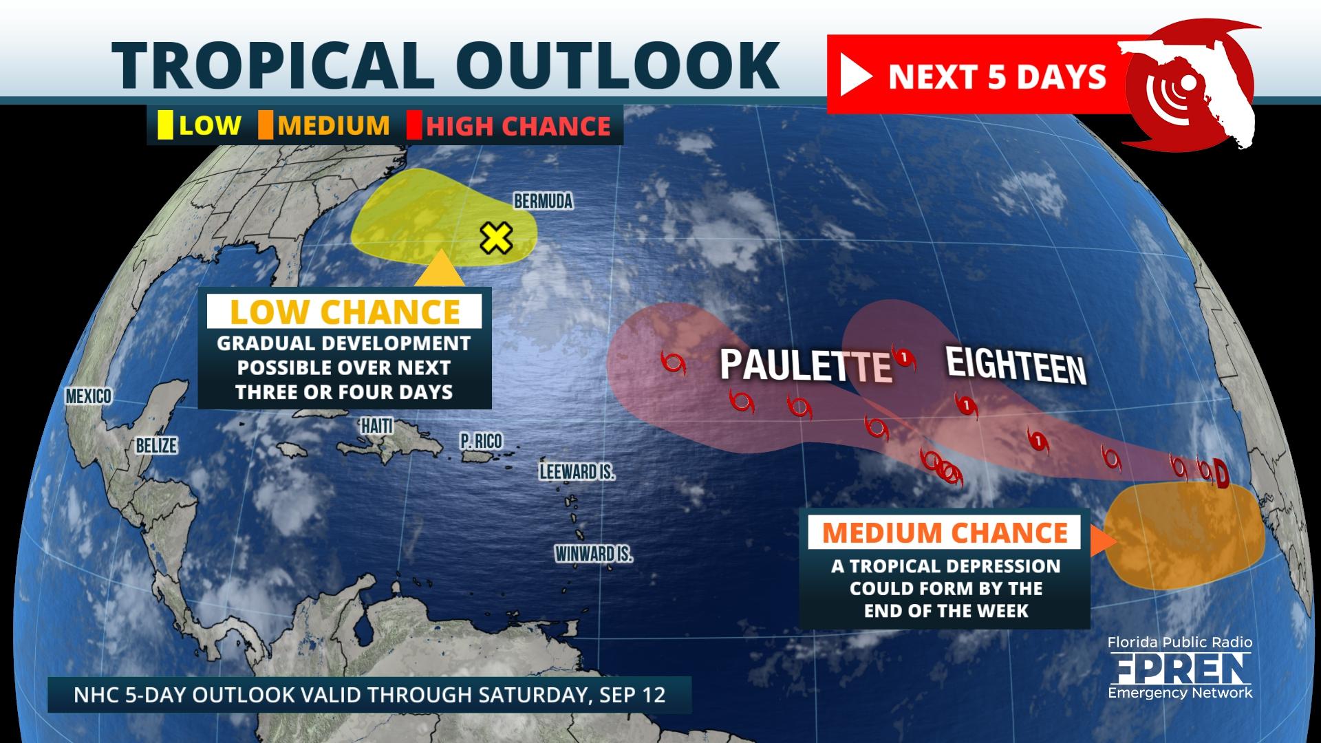 Two New Tropical Systems Form, but Neither are a Likely U.S. Threat ...
