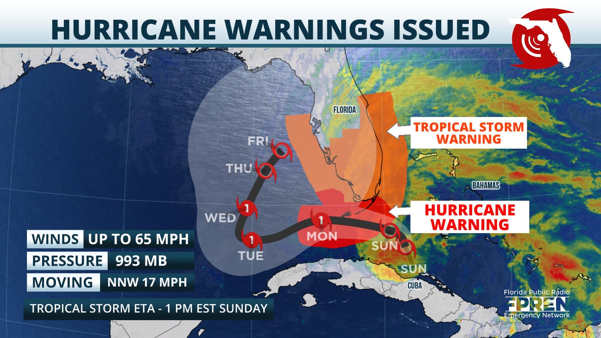 Tropical Storm Eta is Now Crossing the Florida Keys | Florida Storms