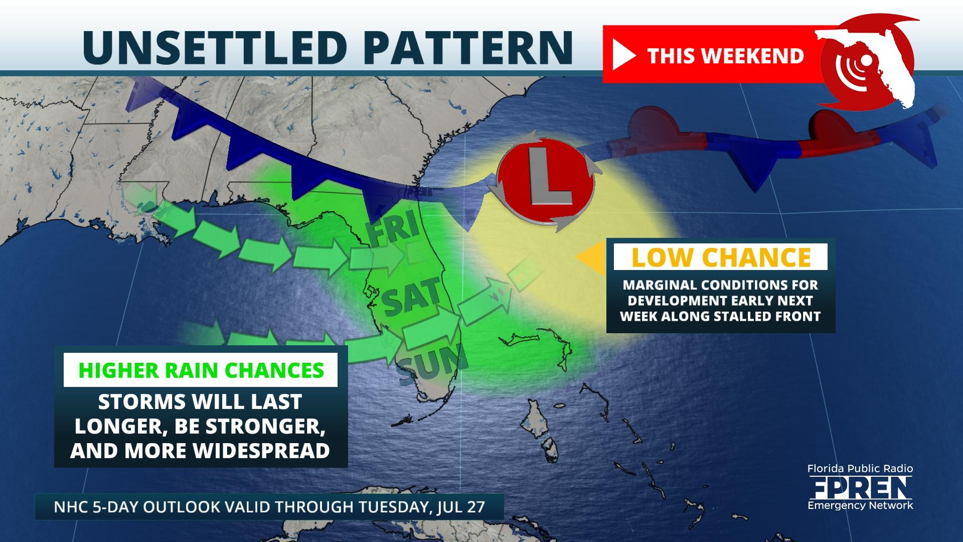 Strong Storms Expected in Florida This Weekend from Nearby System ...