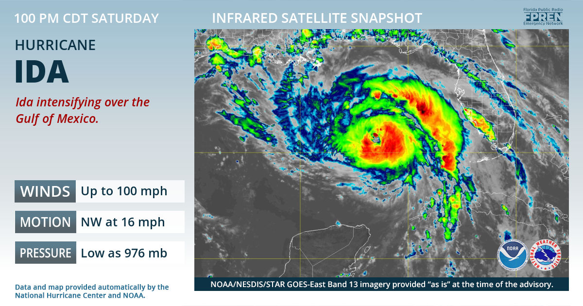 Hurricane Ida Advisory 9A | Florida Storms