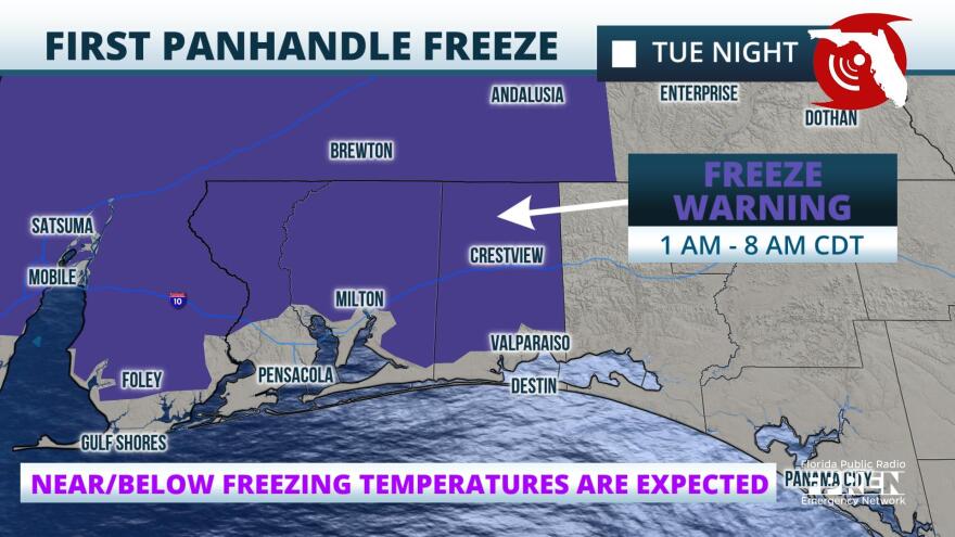First freeze of the season expected tonight for parts of Florida ...