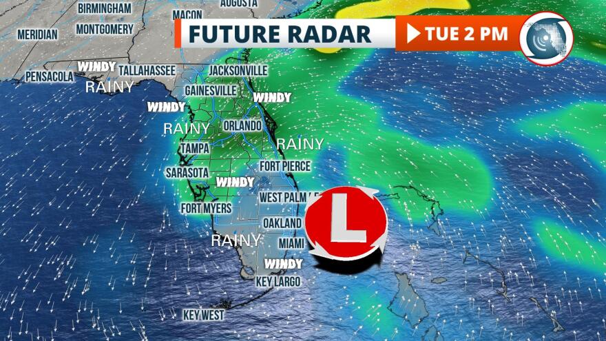 Wind and rain on the increase for most of Florida next week | Florida Storms