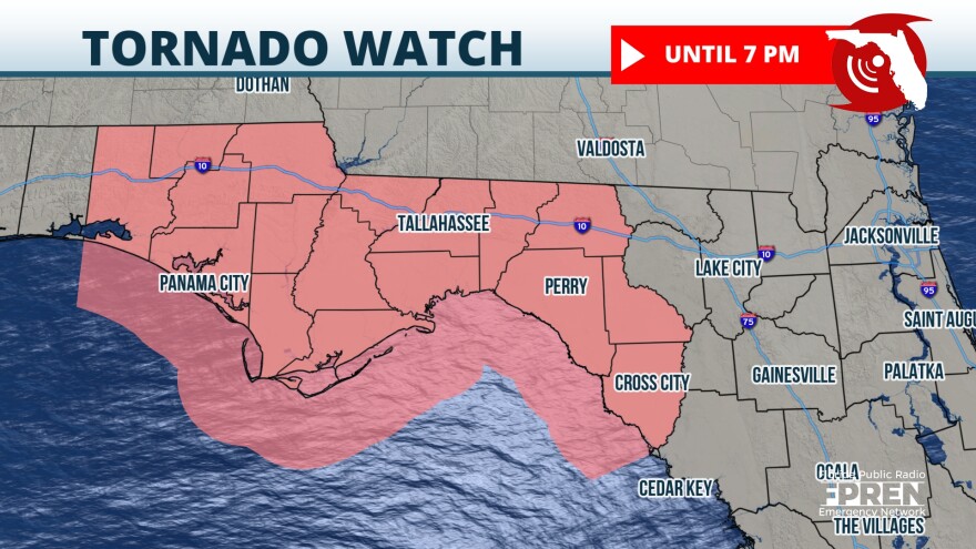 Florida's forecast: Tornados are possible along I-10 & flood risk ...