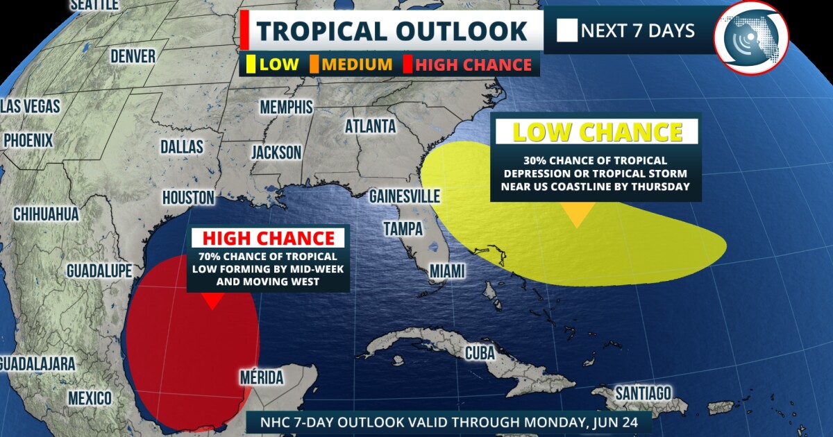 Tropical Disturbance Forming Near Bahamas Could Impact Southeast ...