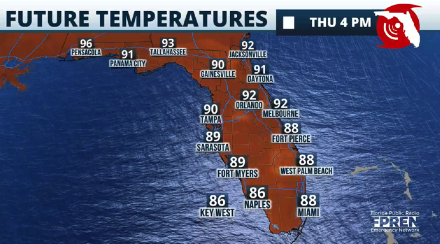 Florida after Debby: How's the forecast the rest of the week? | Florida ...